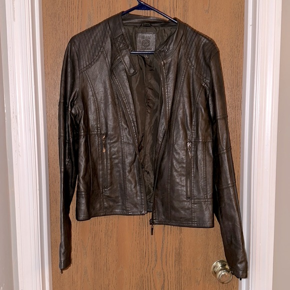 Max Studio | Jackets & Coats | Max Studio Faux Leather Jacket | Poshmark